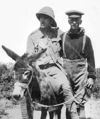 "The man with the donkey", Gallipoli. – BushLife NZ